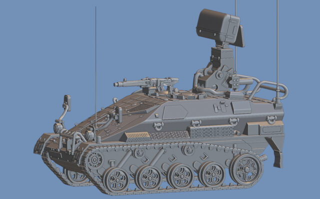 Wiesel II – Mortar Feuerstellung – Germania Figuren