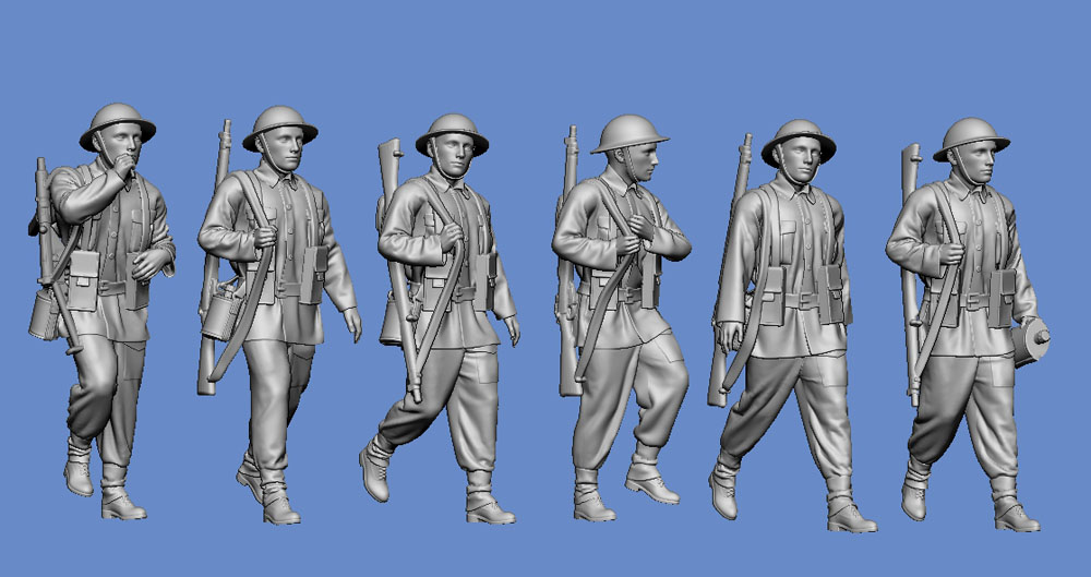 Infanteristen – Marsch – Germania Figuren